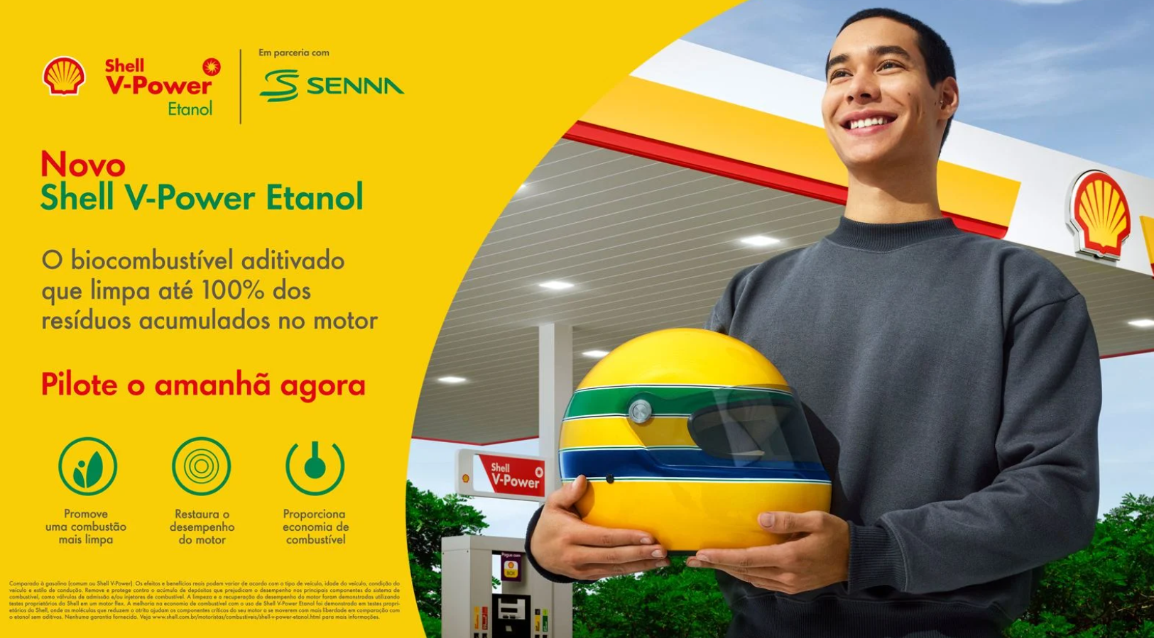 Shell apresenta etanol aditivado com marca Senna e campanha emocionante